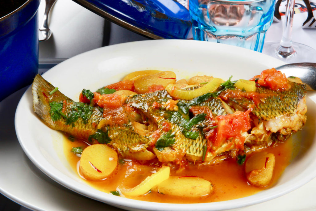 Dorade en cocotte aux épices... La recette du chef | Le Baligan